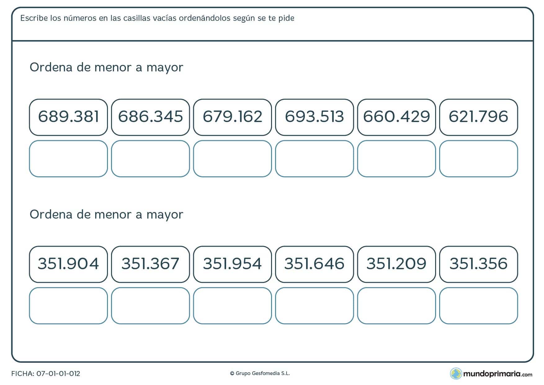 Fichas De Primaria Ordena De Menor A Mayor - vrogue.co Fichas De Primaria Ordena De Menor A Mayor - vrogue.co