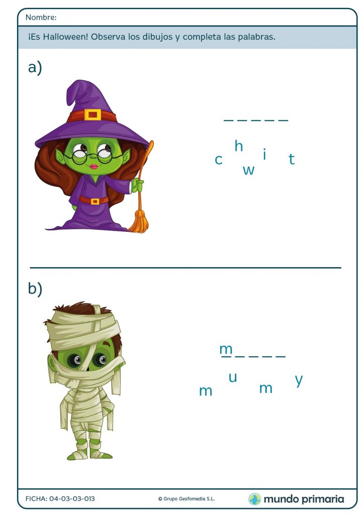 Halloween para niños de Primaria | Mundoprimaria