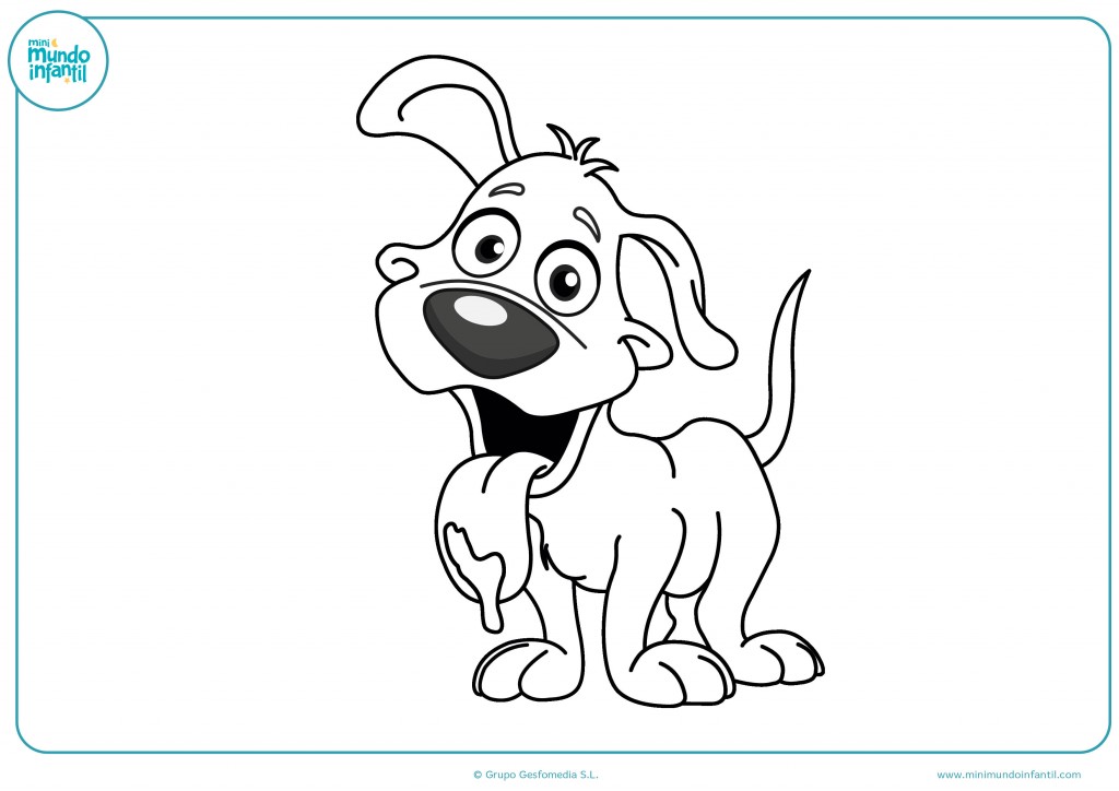 Dibujos de Animales Domésticos para Colorear Imprimir y Pintar