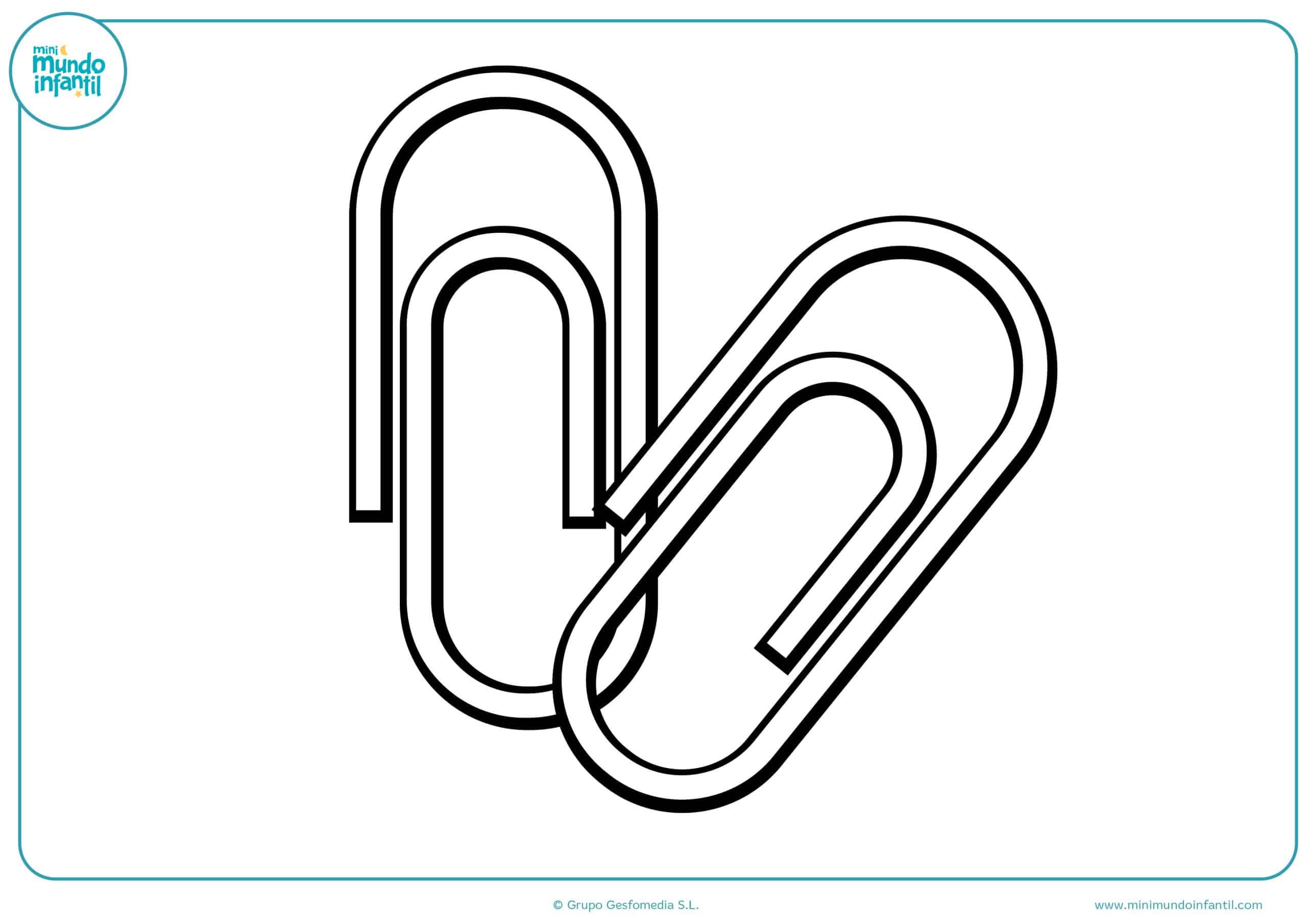 Dibujos de material escolar para colorear - Mundo Primaria