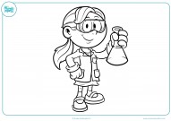 Dibujos de las profesiones para colorear - Mundo Primaria