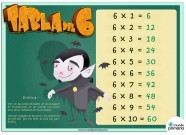 Juegos de la tabla del 6 para Primaria