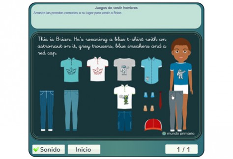 Juegos de vestir para niños | Mundo Primaria