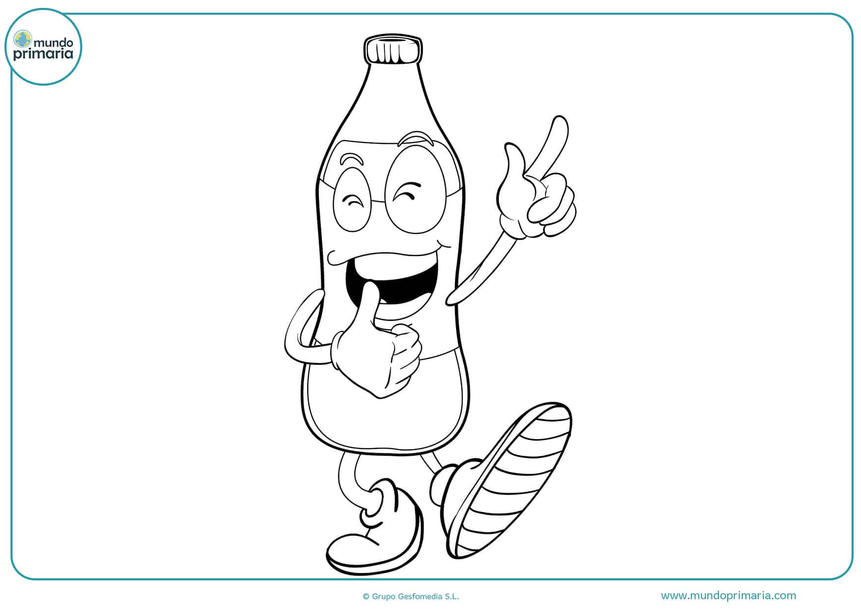 Dibujos de bebida para colorear - Mundo Primaria