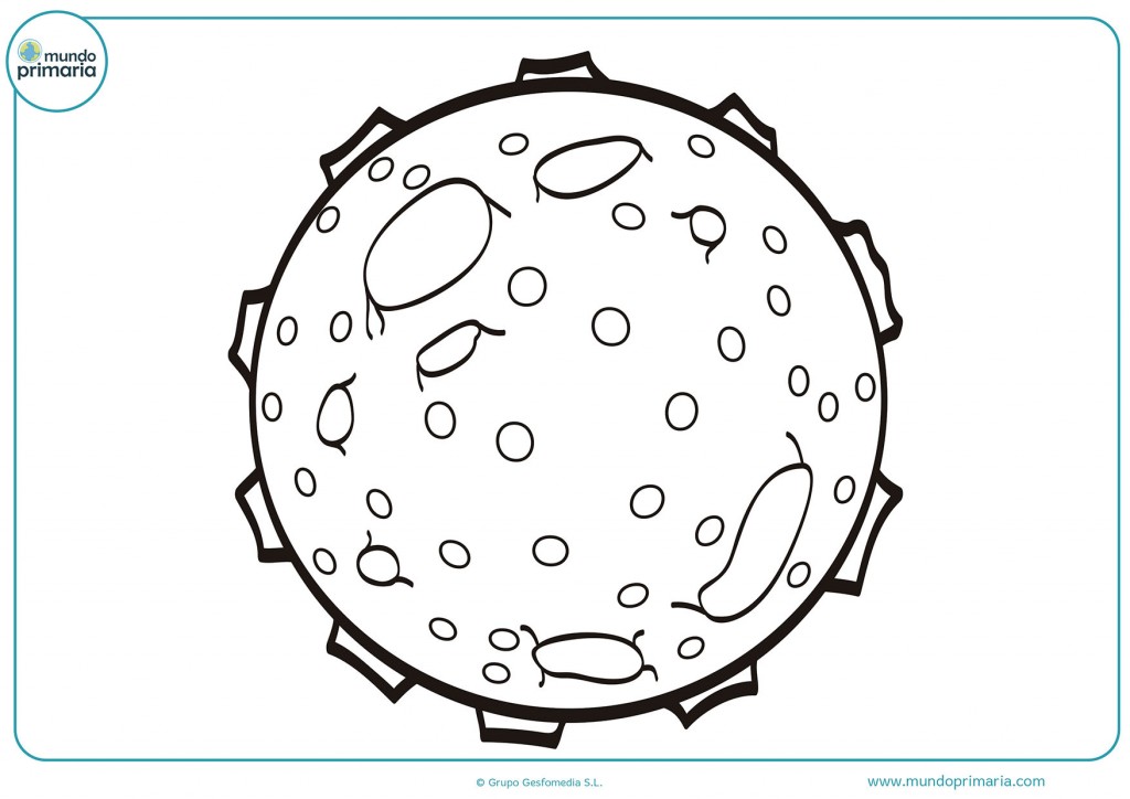 Dibujos de planetas para colorear - Mundo Primaria