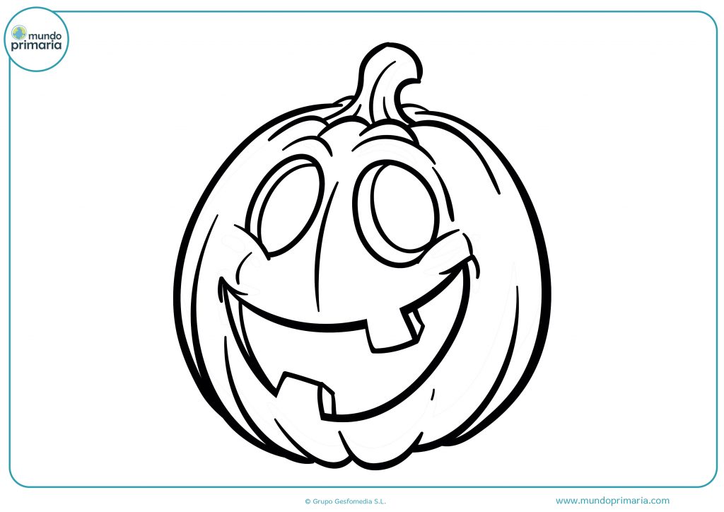 Dibujos de Halloween para Colorear para niños [Fáciles de Imprimir]