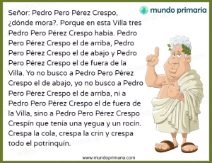 Trabalenguas largos【La Mejor Colección】para niños de primaria