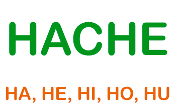 Palabras con H Ortografía correcta para la letra H