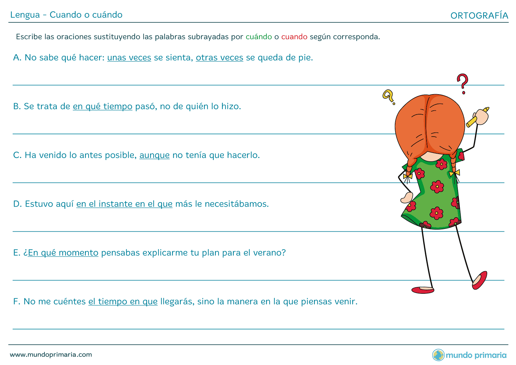 ¿Cuándo o cuando? Diferencia cuándo debe llevar tilde esta palabra