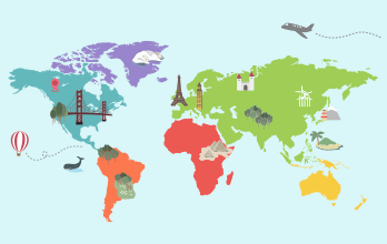 Los continentes del mundo ⭐Cómo se formaron y sus características