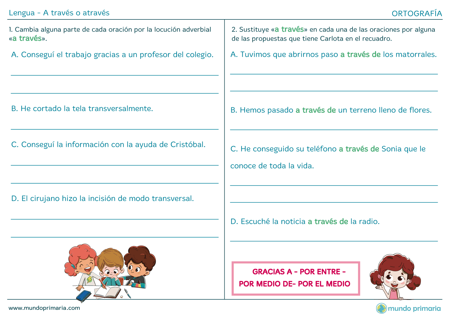 ¿Através o a través? ¿Se escribe junto o separado?