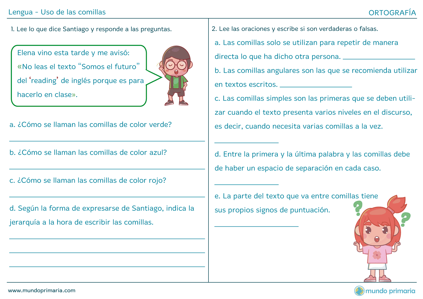 ⊛ Uso de las comillas [latinas, inglesas y simples]