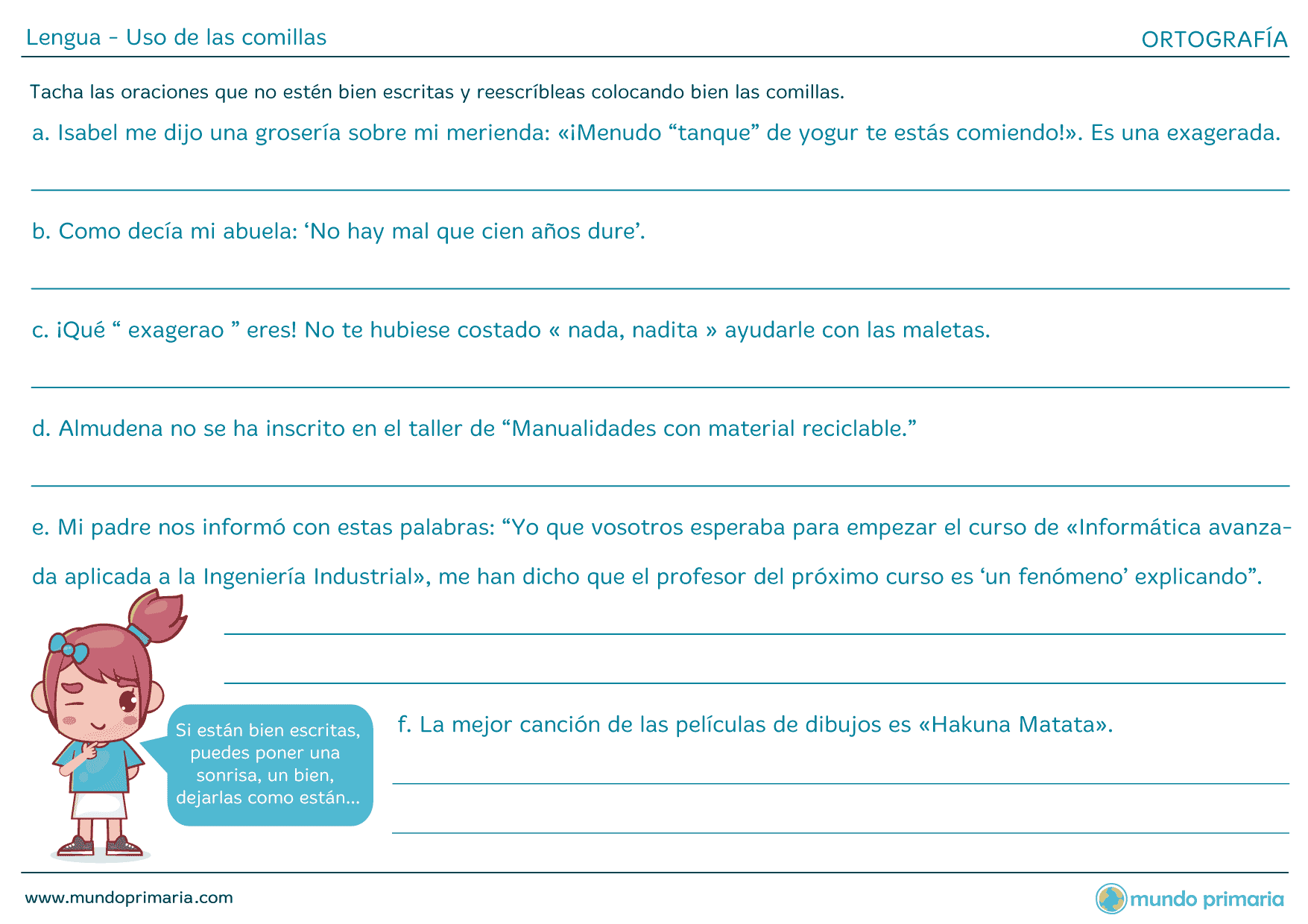 ⊛ Uso de las comillas [latinas, inglesas y simples]