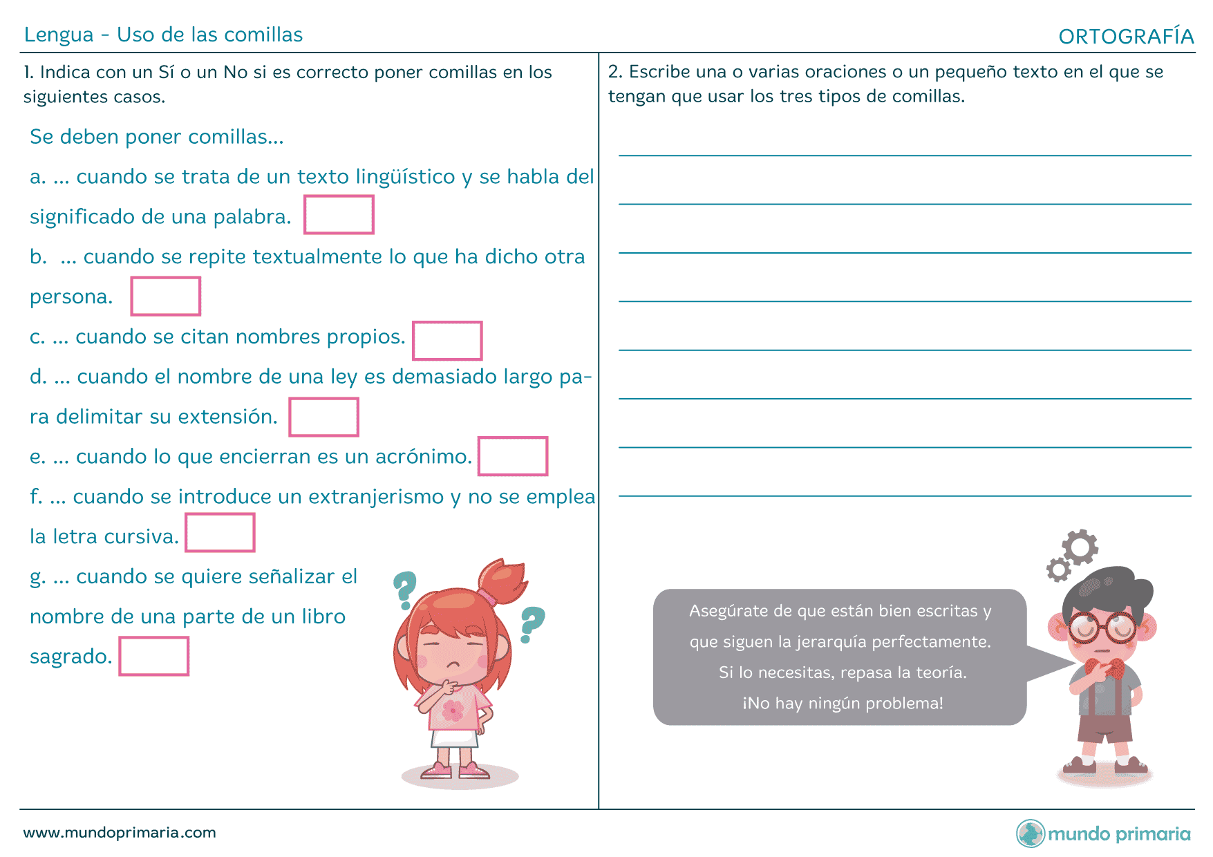 ⊛ Uso de las comillas [latinas, inglesas y simples]